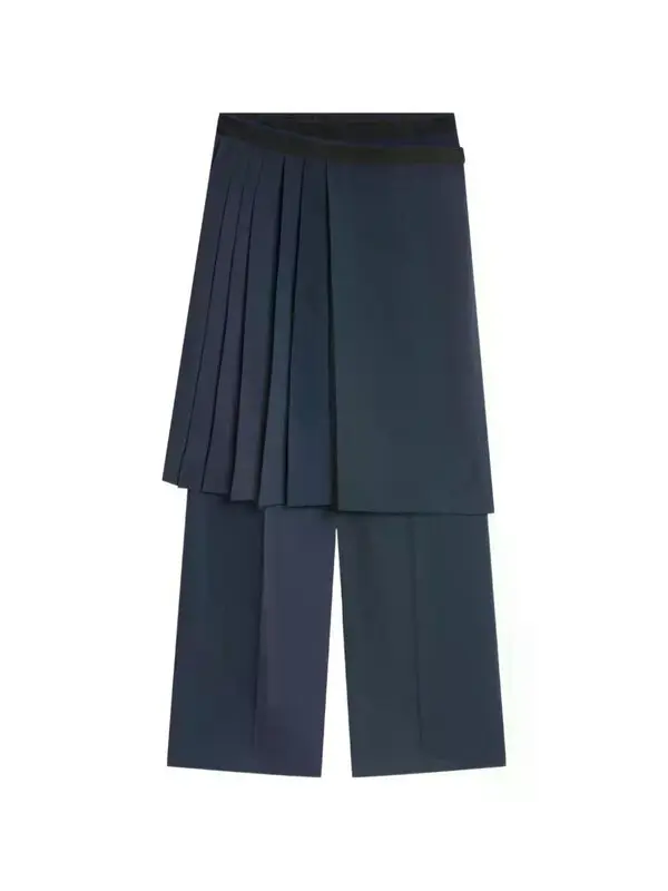Dries Van Noten Pleated Layered Trousers