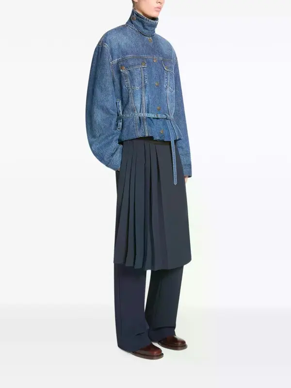 Dries Van Noten Pleated Layered Trousers