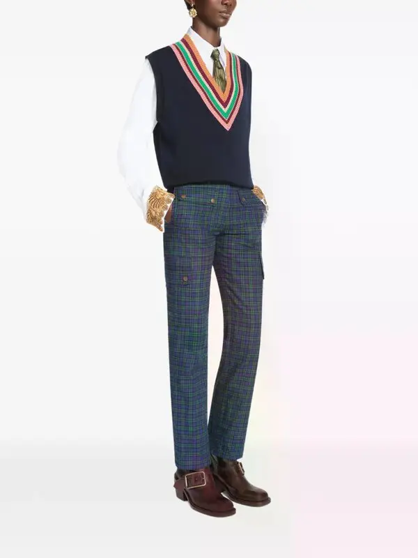 Dries Van Noten Slim-leg Cotton Flannel Pants