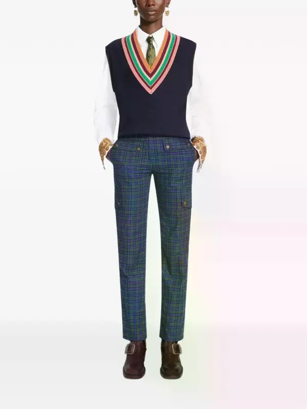 Dries Van Noten Slim-leg Cotton Flannel Pants