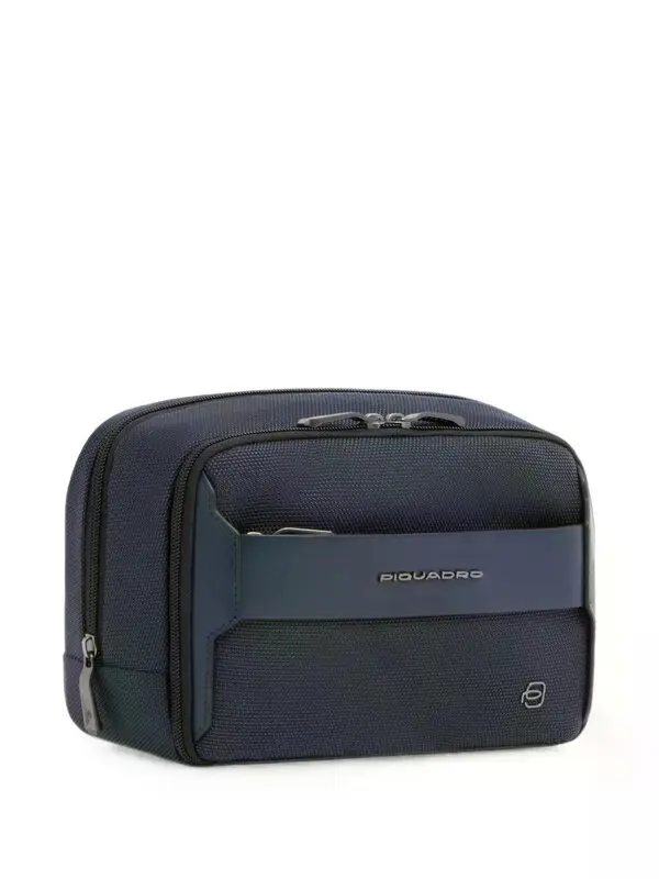 PIQUADRO Logo-plaque Wash Bag