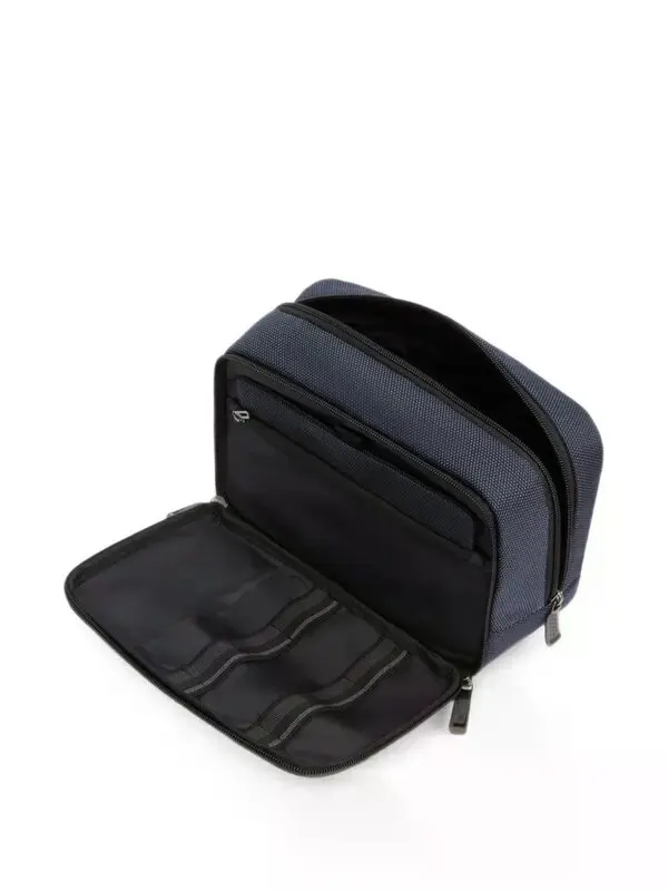PIQUADRO Logo-plaque Wash Bag