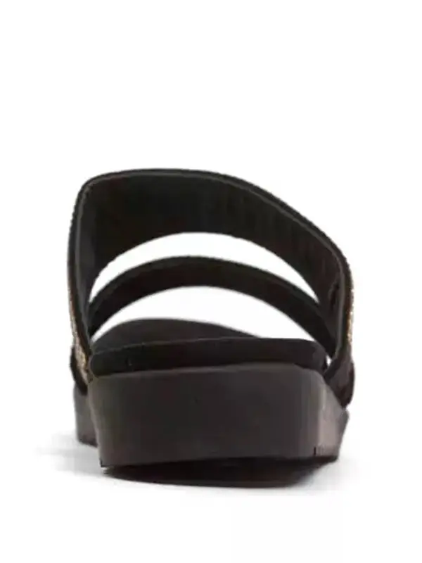 PÉCHÉ ORIGINEL Rhinestone-embellished Double-strap Sandals