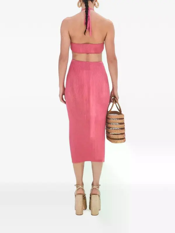 Cult Gaia Cameron Cut-out Knit Midi Dress