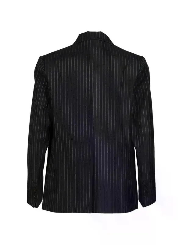 ERNEST W. BAKER Double-breasted Pinstripe Blazer
