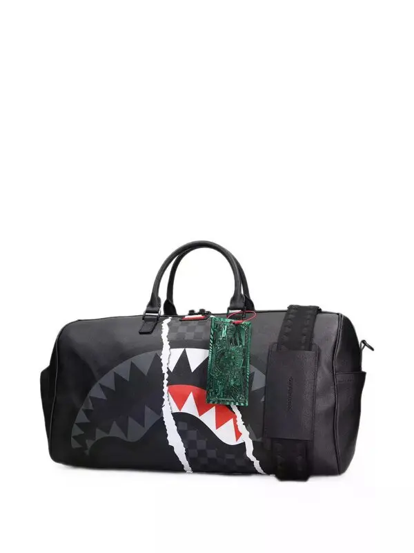 SPRAYGROUND Shark Mouth Checkered-print Holdalls Bag