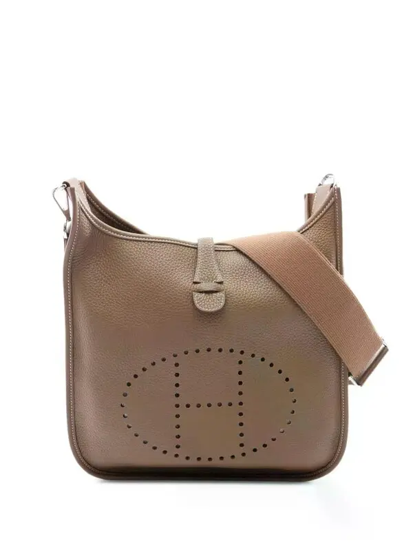 Hermès Pm Evelyne 3 Troyes Shoulder Bag - Brown