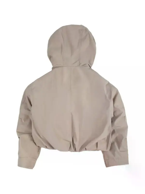 Moncler Eucalyptus Hooded Quilted Jacket