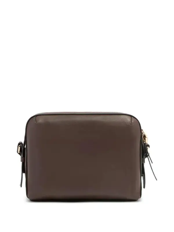 PIQUADRO Suede-panelled Shoulder Bag