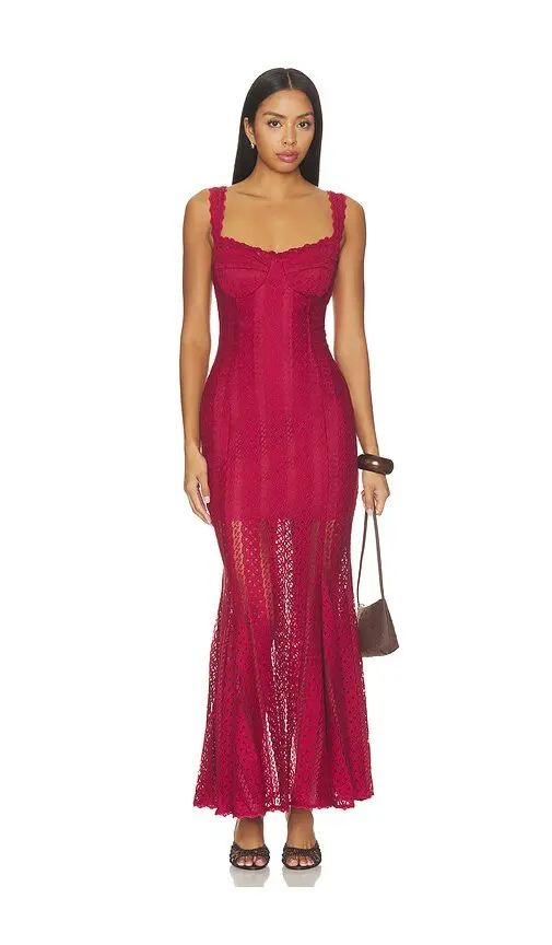 Charo Ruiz Ibiza Elinor Long Dress In . Also - Red