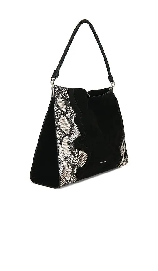 Veronica Beard Snake Embossed Vida Hobo Bag