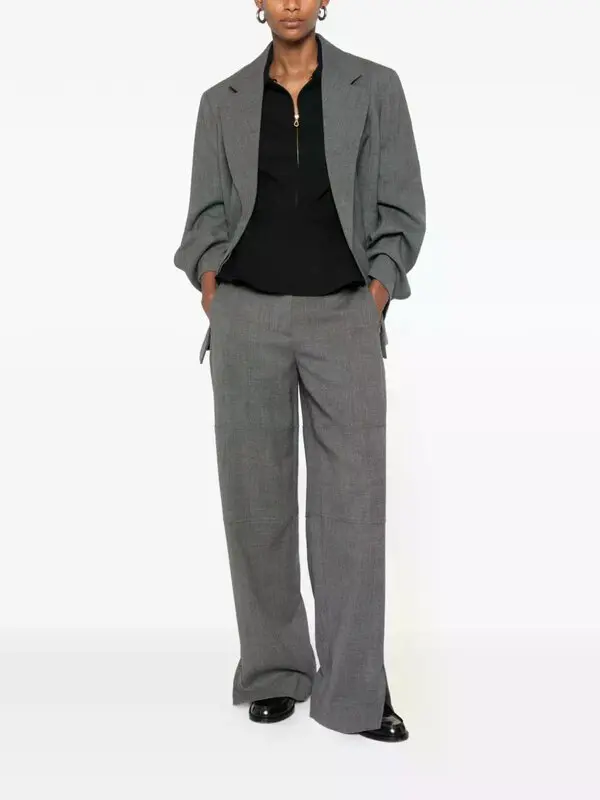 Sandro Zip-fastening Polo Top