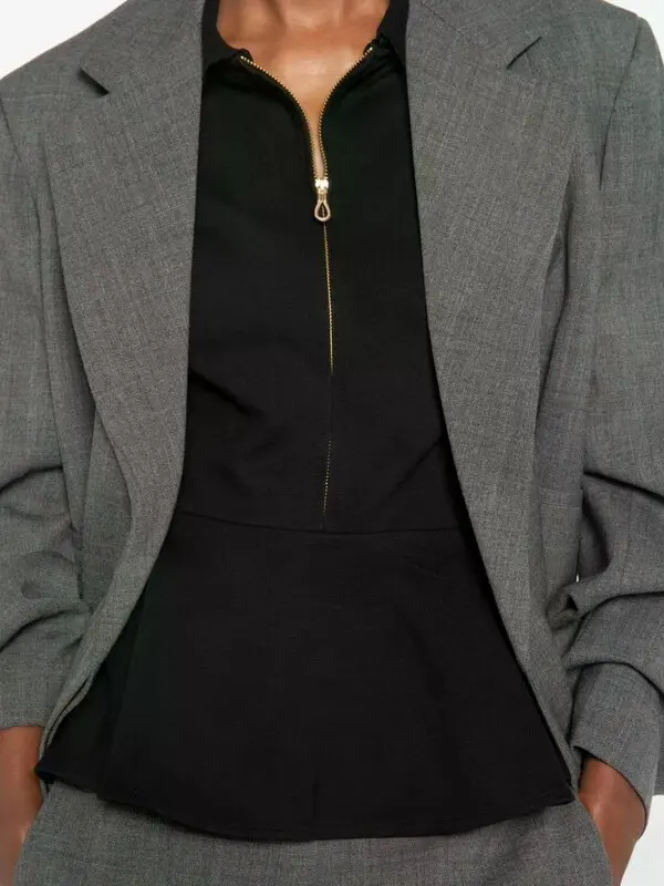 Sandro Zip-fastening Polo Top