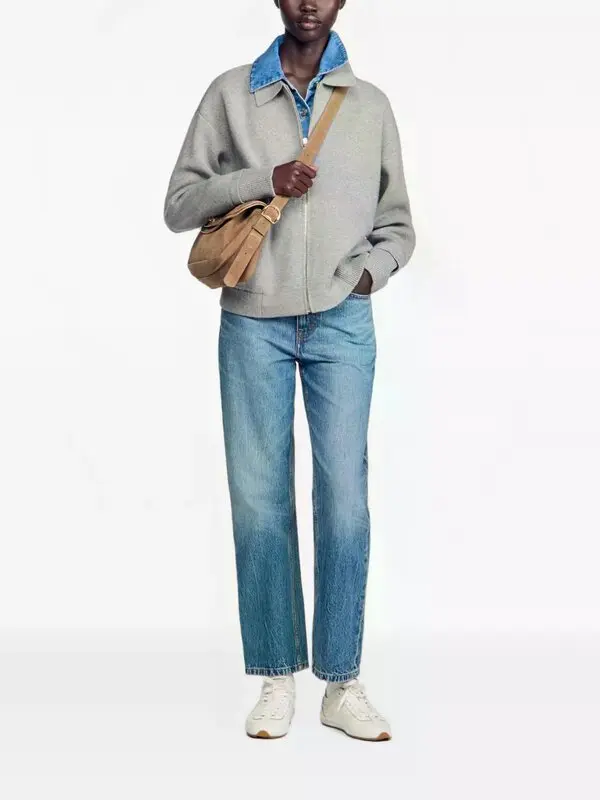 Sandro Zip-up Sweatshirt