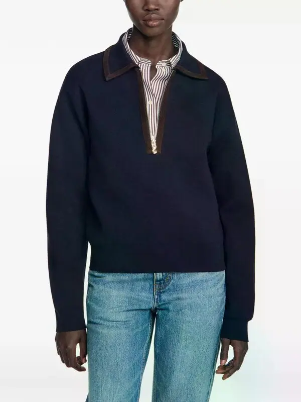 Sandro Quarter-zip Sweatshirt