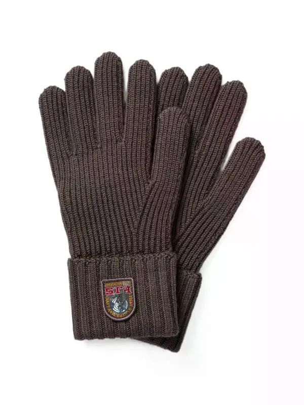 PARAJUMPERS Noez Logo-patch Knitted Gloves