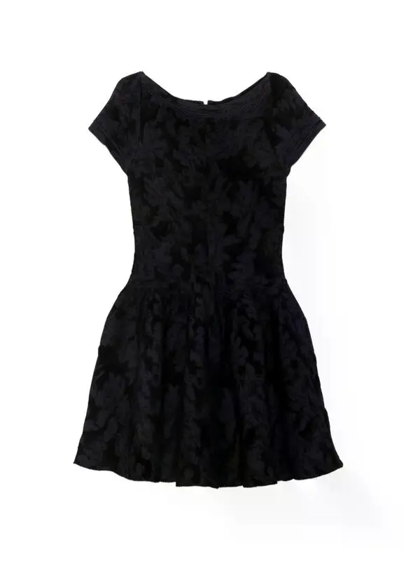 Sandro Floral-pattern Mini Flared Dress