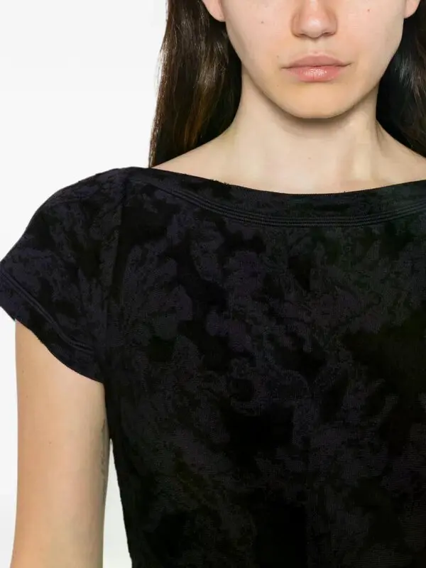 Sandro Floral-pattern Mini Flared Dress