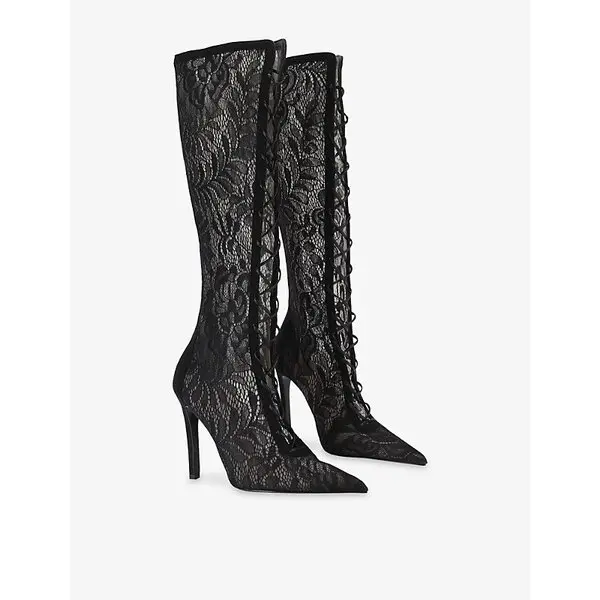 Steve Madden Maxine Lace Heeled High-leg Boots