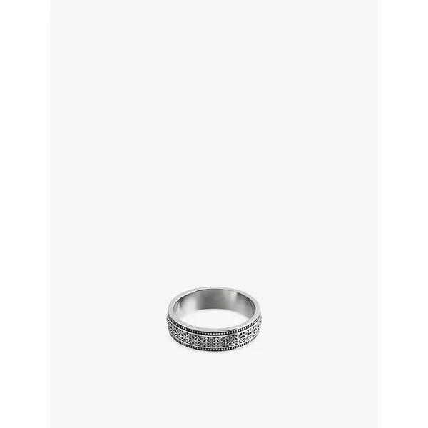 CLOCKS AND COLOURS Sequence Stainless Steel Ring
