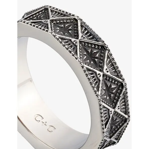 CLOCKS AND COLOURS Wraith Stainless Steel Ring