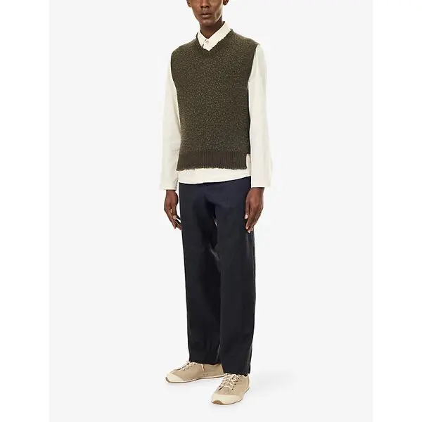 CRAIG GREEN Uniform Brushed Wool Trousers