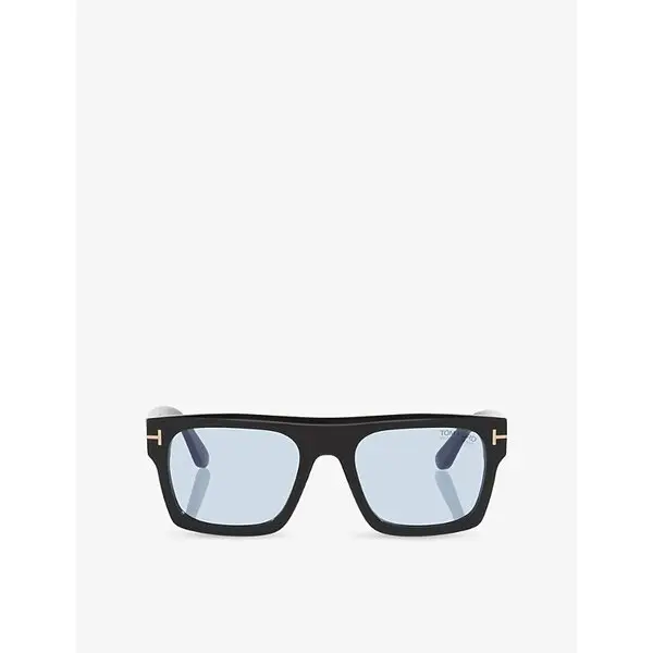 TOM FORD Tr002347 Square-frame Acetate Sunglasses - Black
