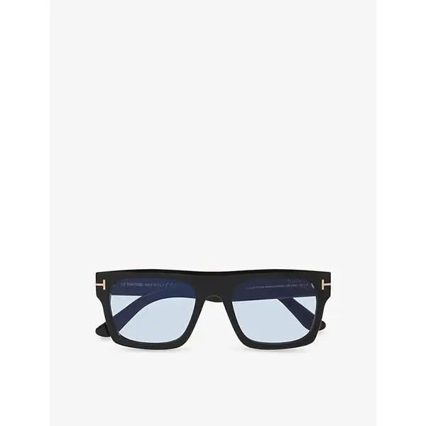 TOM FORD Tr002347 Square-frame Acetate Sunglasses - Black