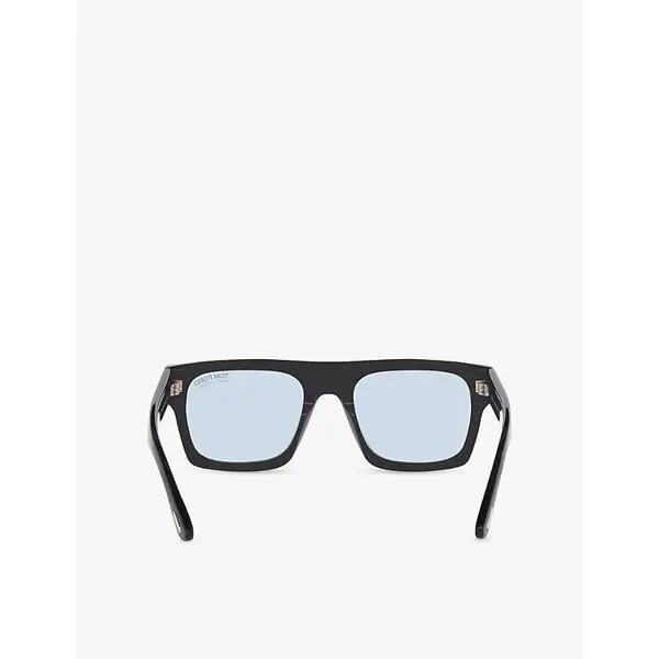 TOM FORD Tr002347 Square-frame Acetate Sunglasses - Black