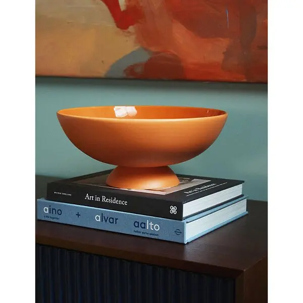 THE CONRAN SHOP Yip Earthenware Serving Bowl - Orange