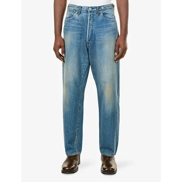 A.PRESSE No.22 Wash Wide Denim Jeans
