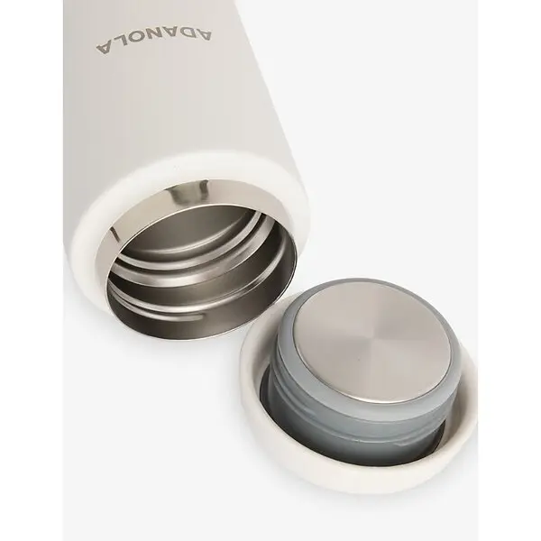ADANOLA Logo-print Stainless-steel Flask 400ml