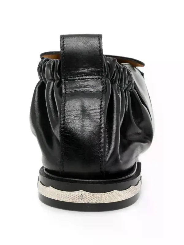 Toga Stud-embellished Chain-link Loafers