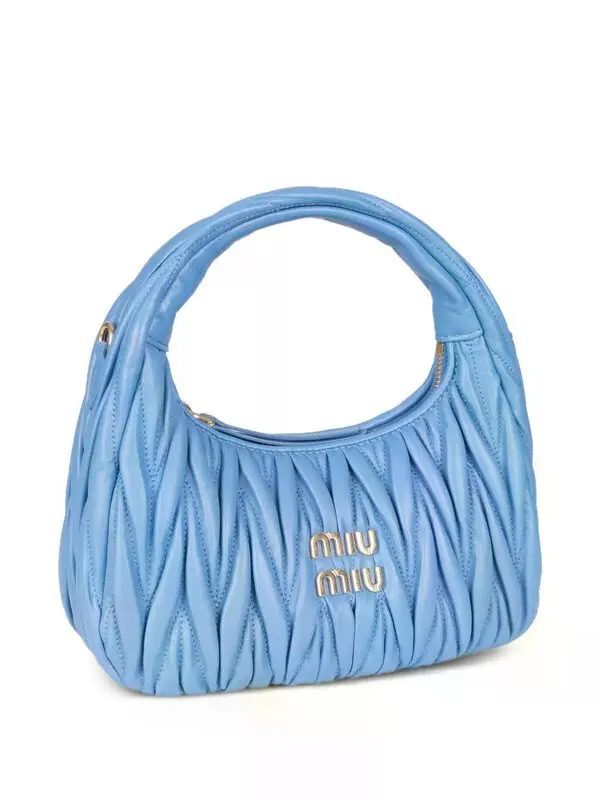 Miu Miu Wander Matelassé Nappa Leather Shoulder Bag
