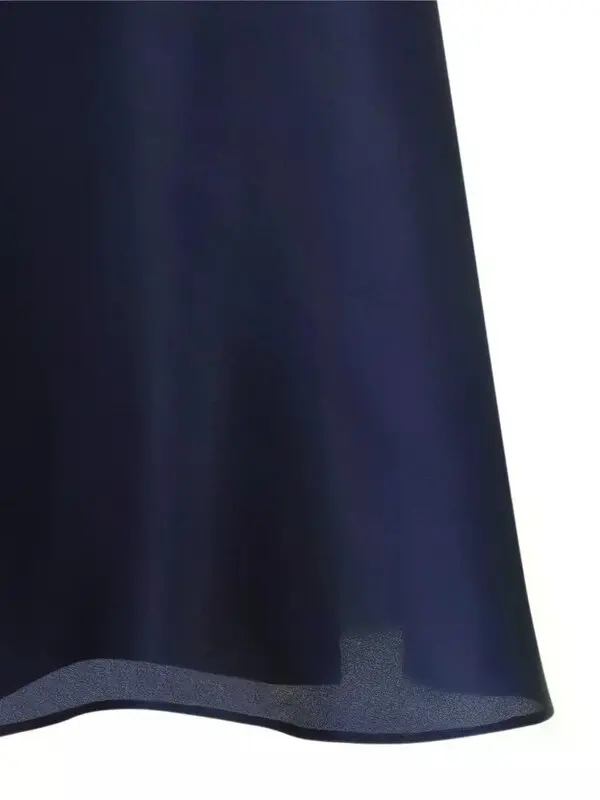 Alberta Ferretti Silk Organza Midi Skirt
