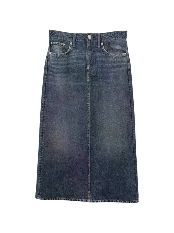 Rag & Bone Faded Denim Skirt