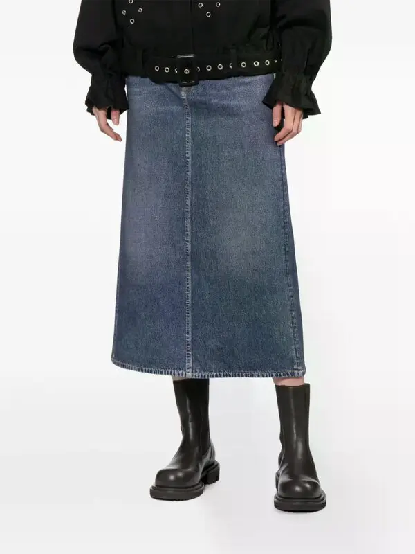 Rag & Bone Faded Denim Skirt