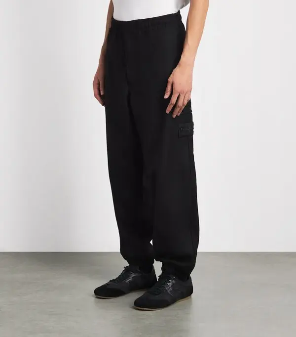 Stone Island Ghost Piece Wool-blend Cuffed Trousers