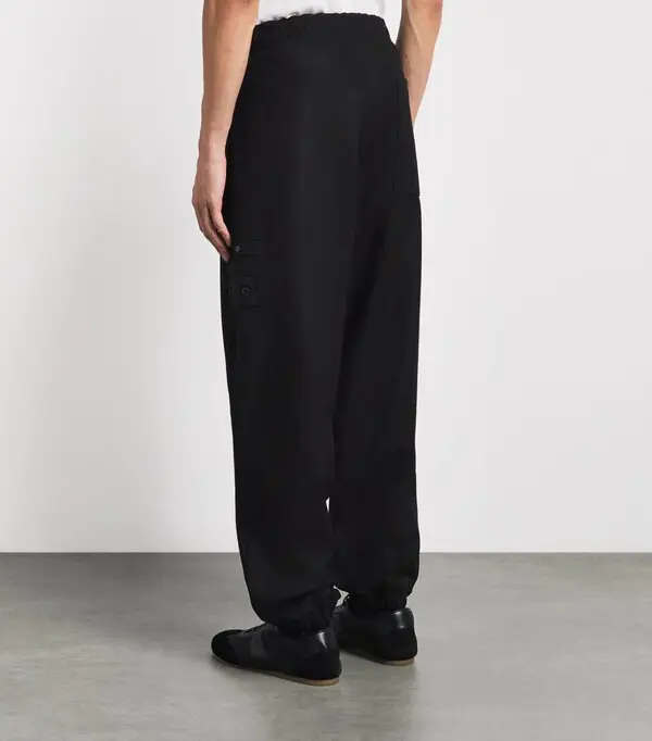 Stone Island Ghost Piece Wool-blend Cuffed Trousers