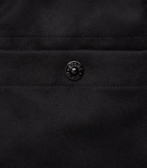 Stone Island Ghost Piece Wool-blend Cuffed Trousers