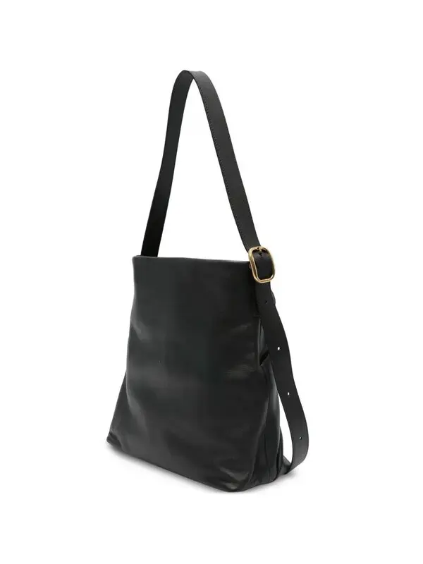 Loewe Draped Nappa-leather Shoulder Bag - Black
