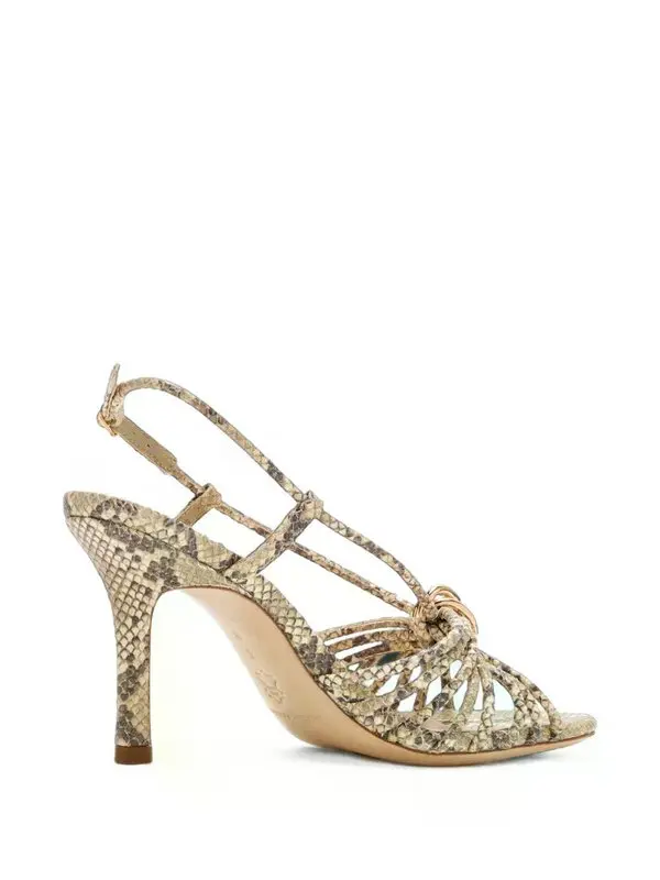 LOEFFLER RANDALL Mareka Snake-effect Sandals
