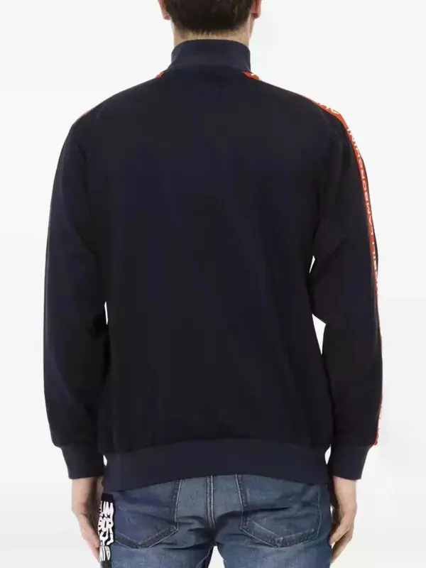 AUTOMOBILI LAMBORGHINI Logo-patch Zip-up Sweater