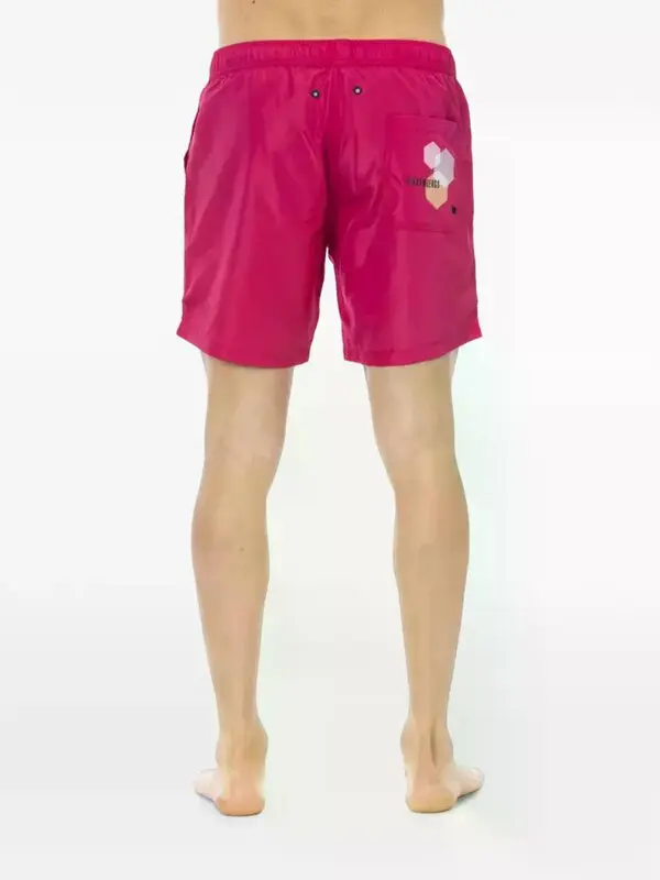 BIKKEMBERGS Graphic-print Drawstring Swim Shorts