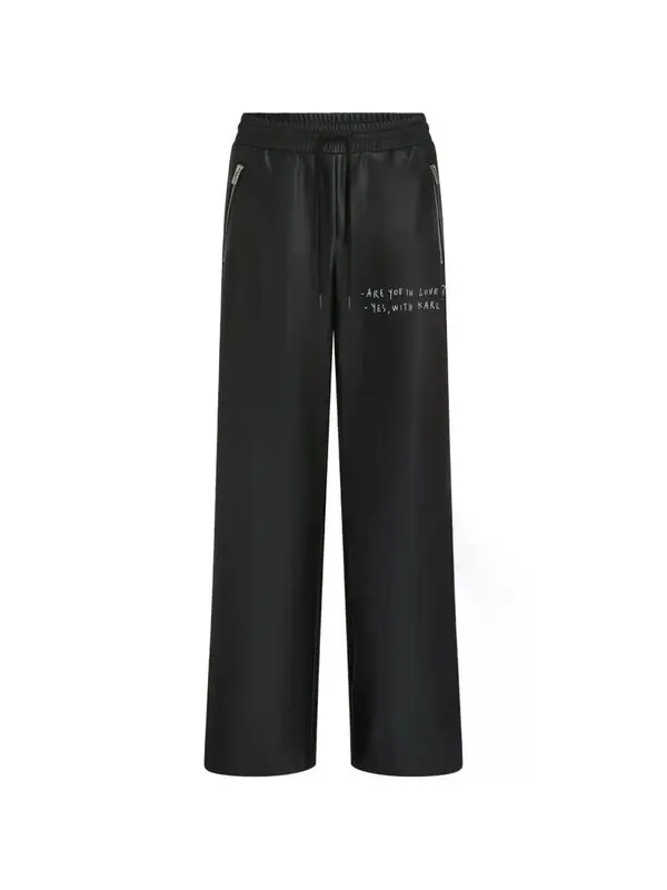 Karl Lagerfeld X Pietro Terzini Slogan-print Track Pants