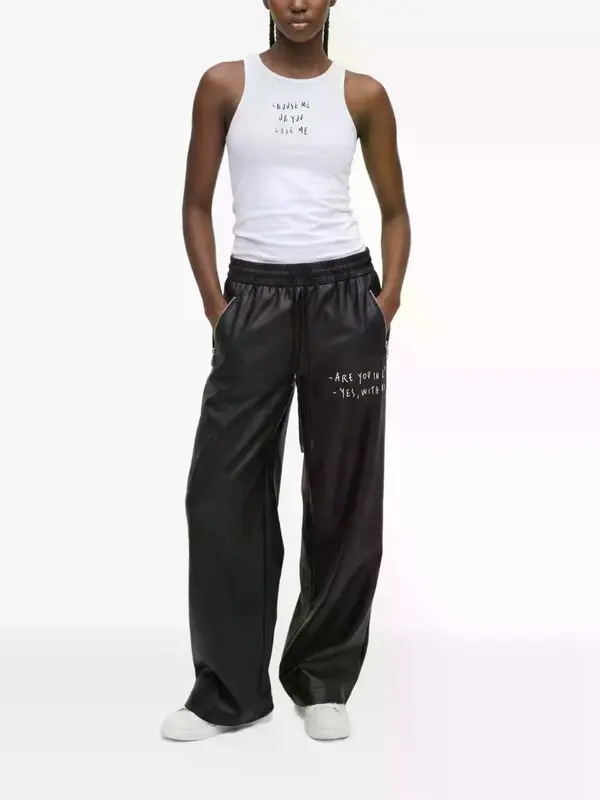 Karl Lagerfeld X Pietro Terzini Slogan-print Track Pants