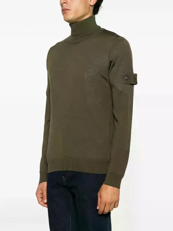 Stone Island Ghost Logo-patch Sweater