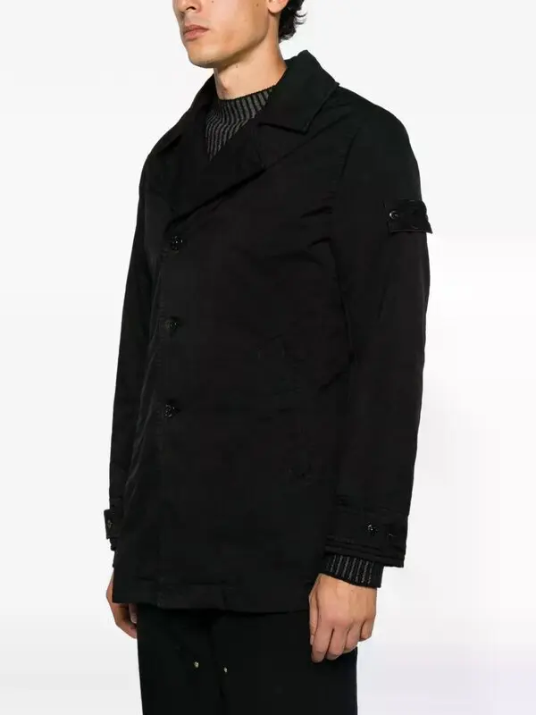 Stone Island Ghost Logo-patch Coat