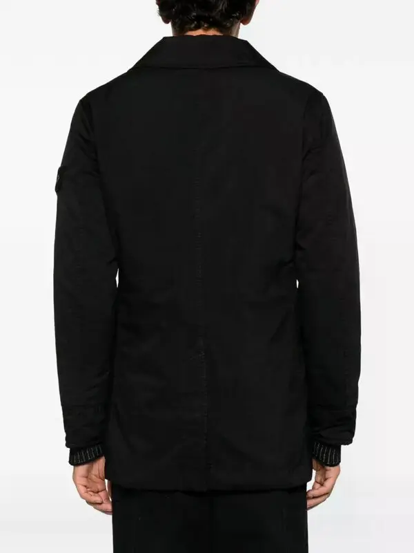 Stone Island Ghost Logo-patch Coat