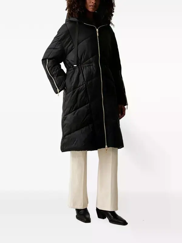 TWINSET Quilted Hooded Jacket